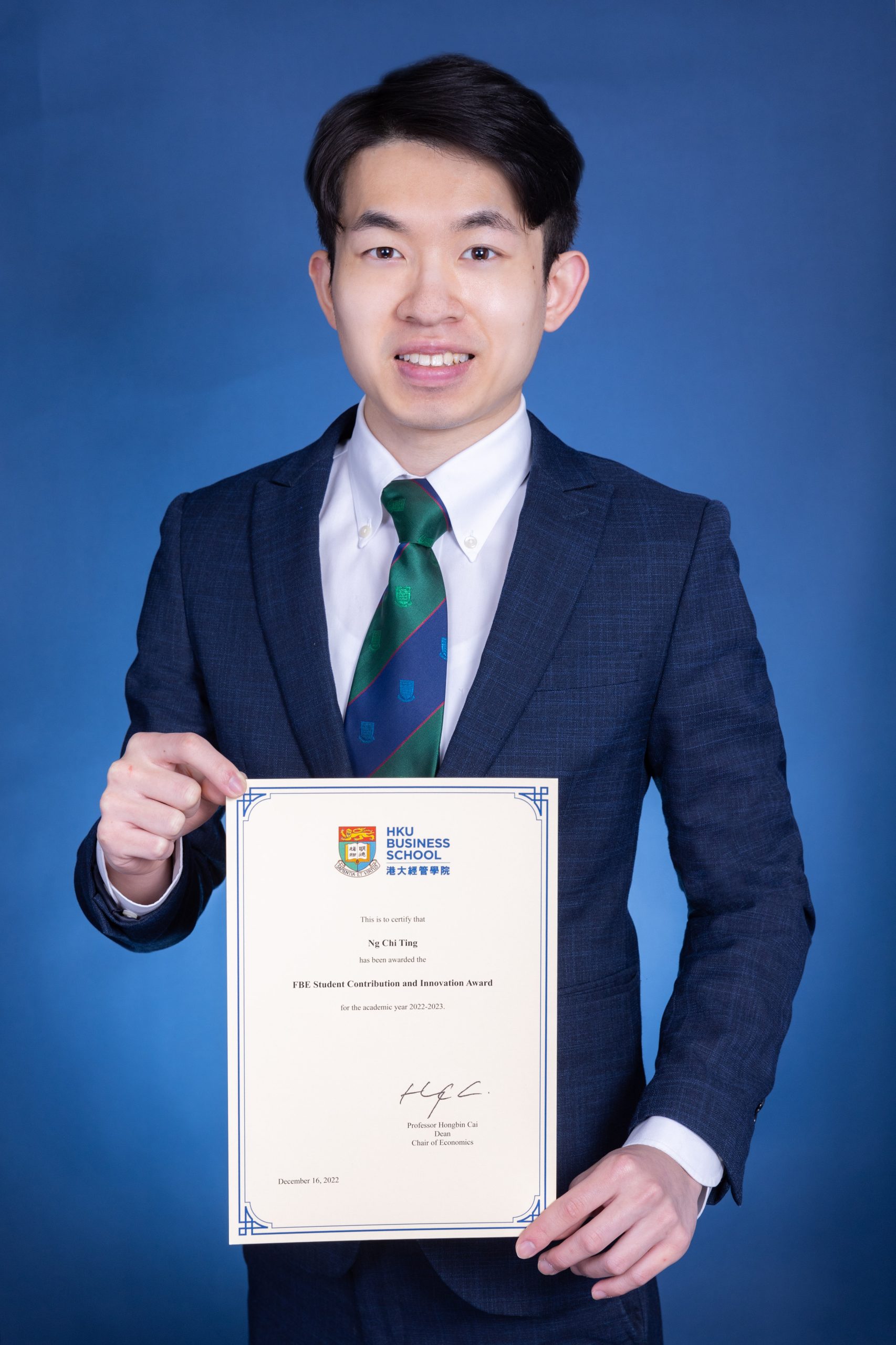 FBE Student Contribution and Innovation Award 2022-23 - HKU Business School