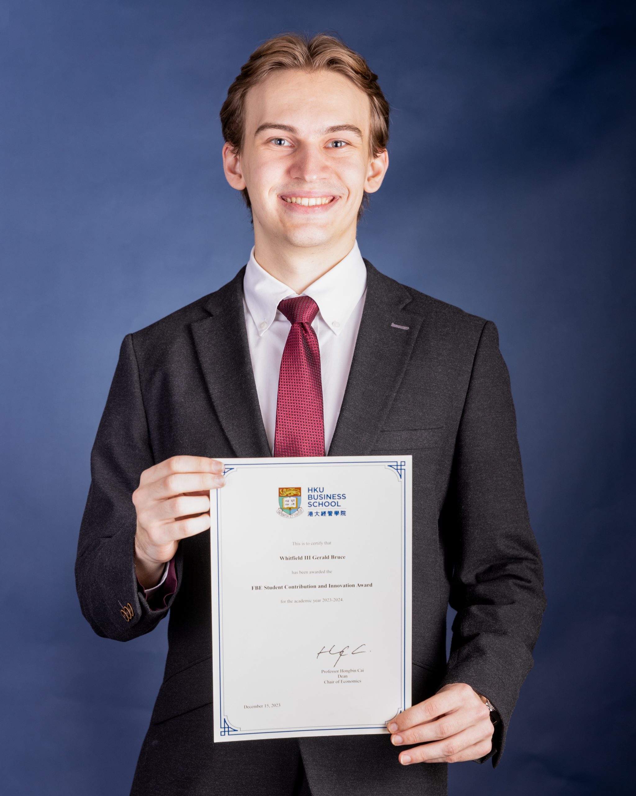 FBE Student Contribution and Innovation Award 2023-24 - HKU Business School
